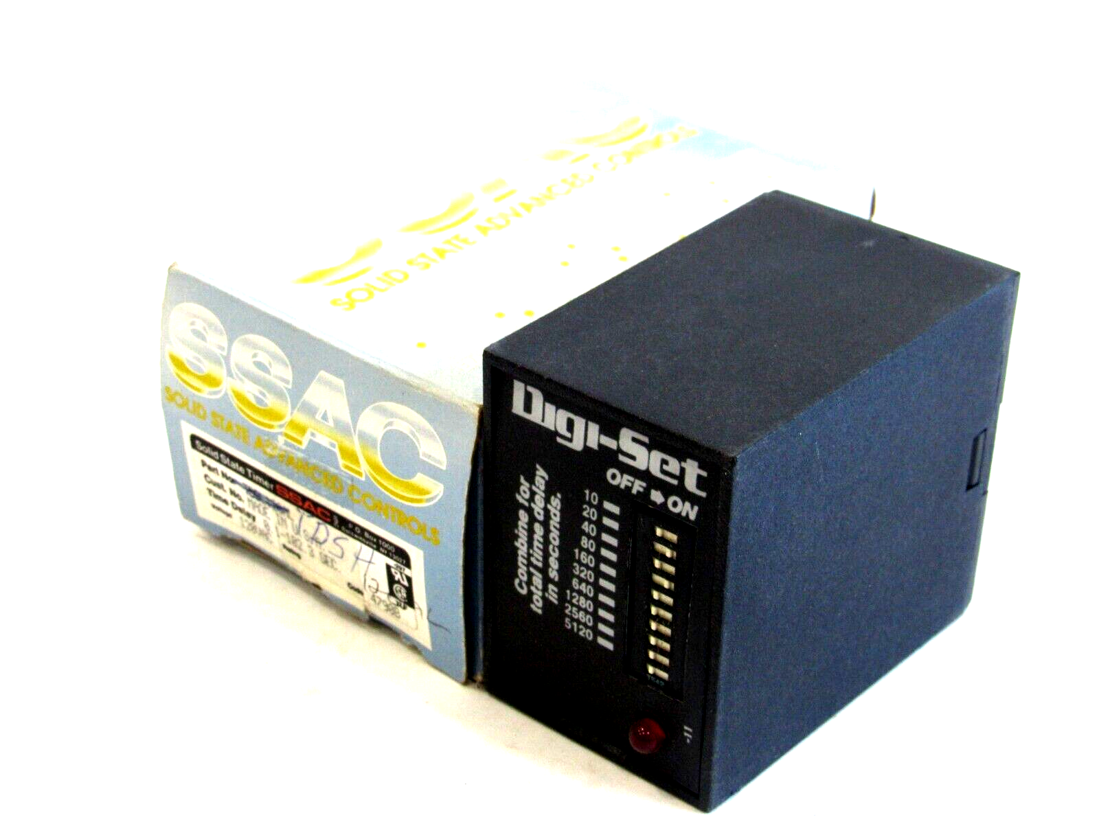 NEW SSAC TDSH120AL TIME DELAY RELAY 120VAC - SB Industrial Supply, Inc.