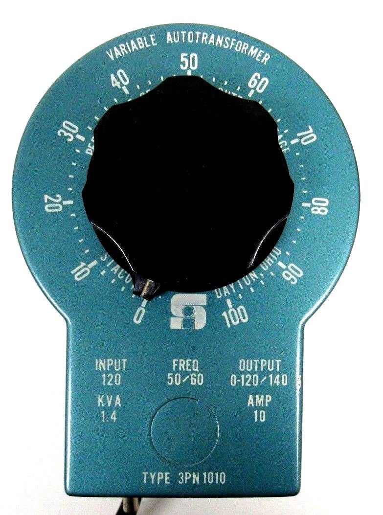 NEW STATCO 3PN1010 VARIABLE AUTOTRANSFORMER - SB Industrial Supply, Inc.