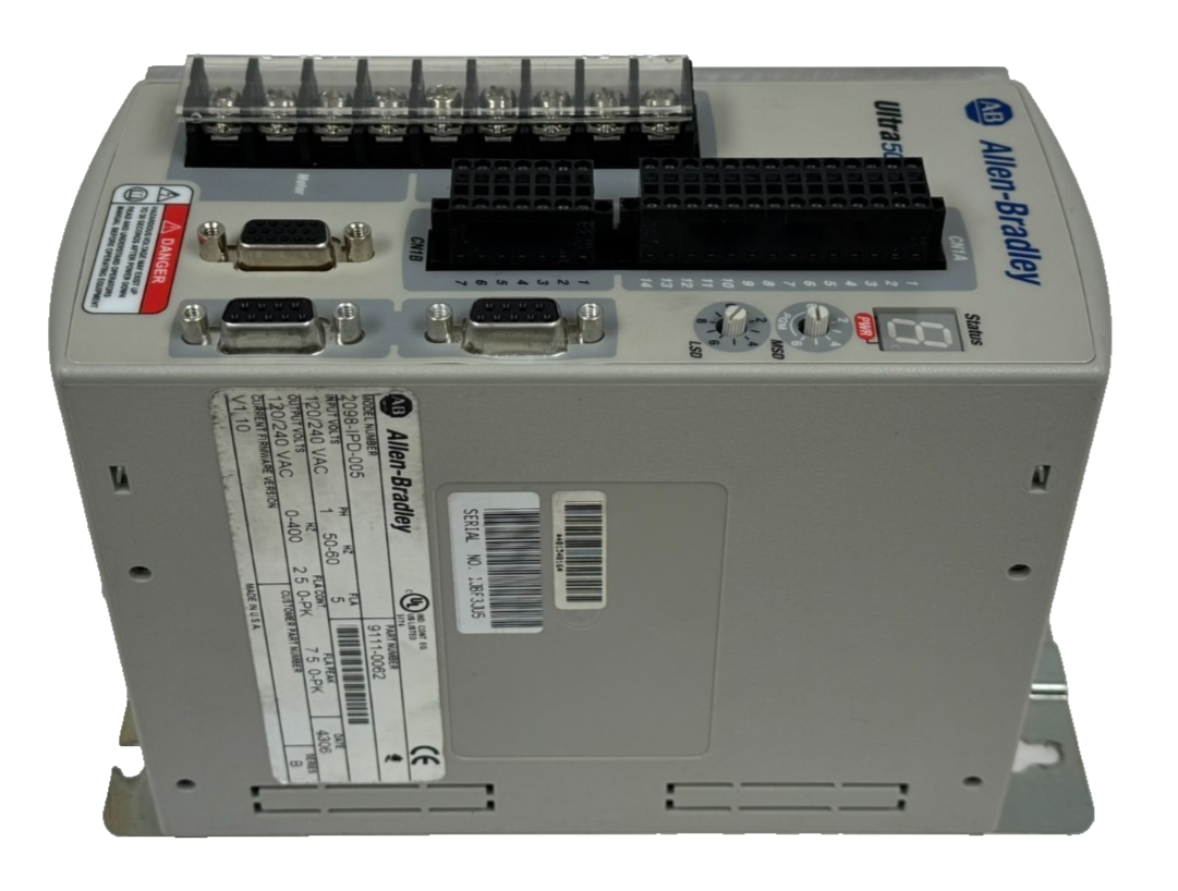 USED ALLEN BRADLEY 2098-IPD-005 ULTRA 5000 SERVO DRIVE SER. B ...