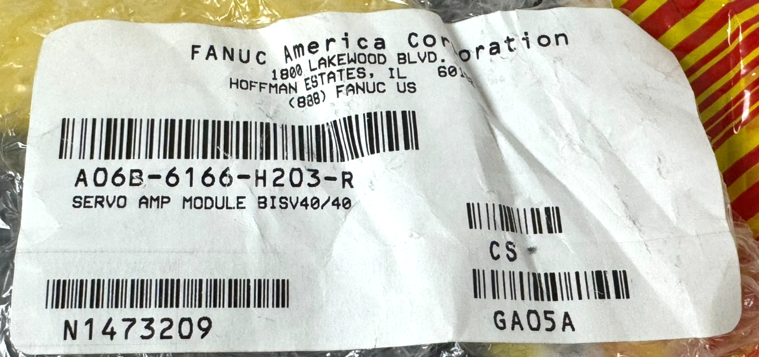 FANUC A06B-6166-H203-R SERVO AMPLIFIER A06B-6166-H203 REFURBISHED - SB Industrial Supply, Inc.
