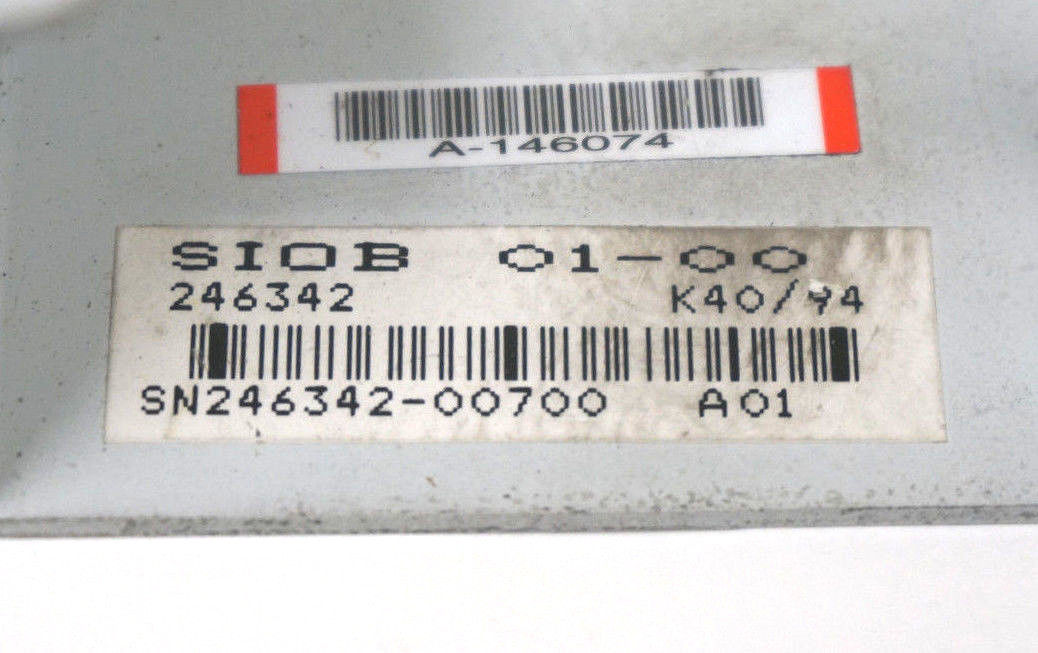 INDRAMAT SIOB-01-00 COMMUNICATION PROCESSOR 246342, SIOB0100 - SB ...