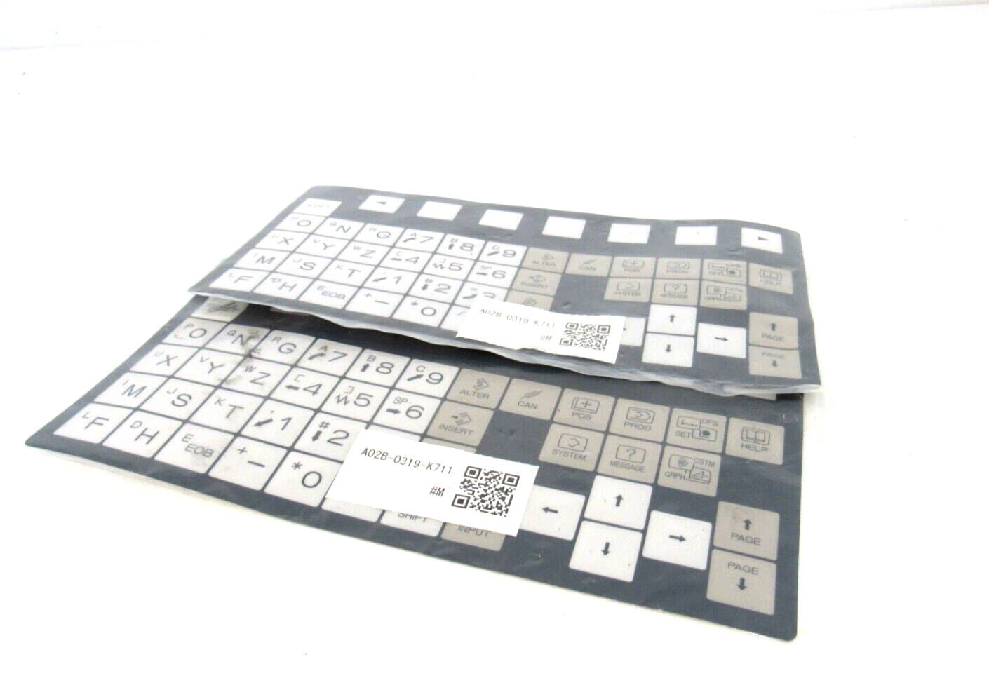 LOT OF 2 NEW FANUC A02B-0319-K711 KEYPAD MEMBRANE A02B0319K711 - SB ...