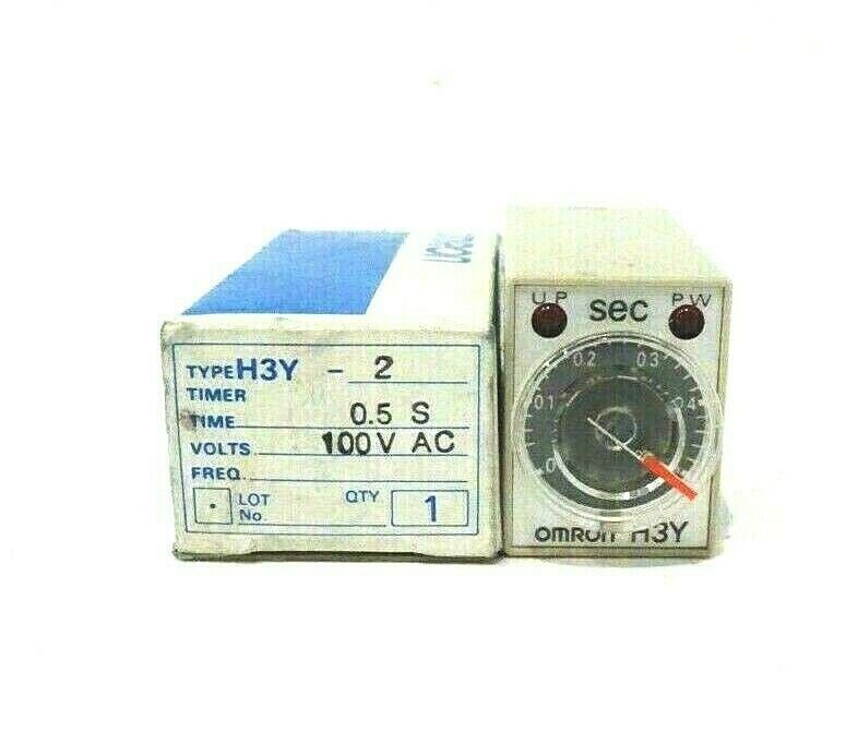 LOT OF 6 OMRON H3Y-2 TIME RELAY 0.5 S H3Y2 - SB Industrial Supply, Inc.