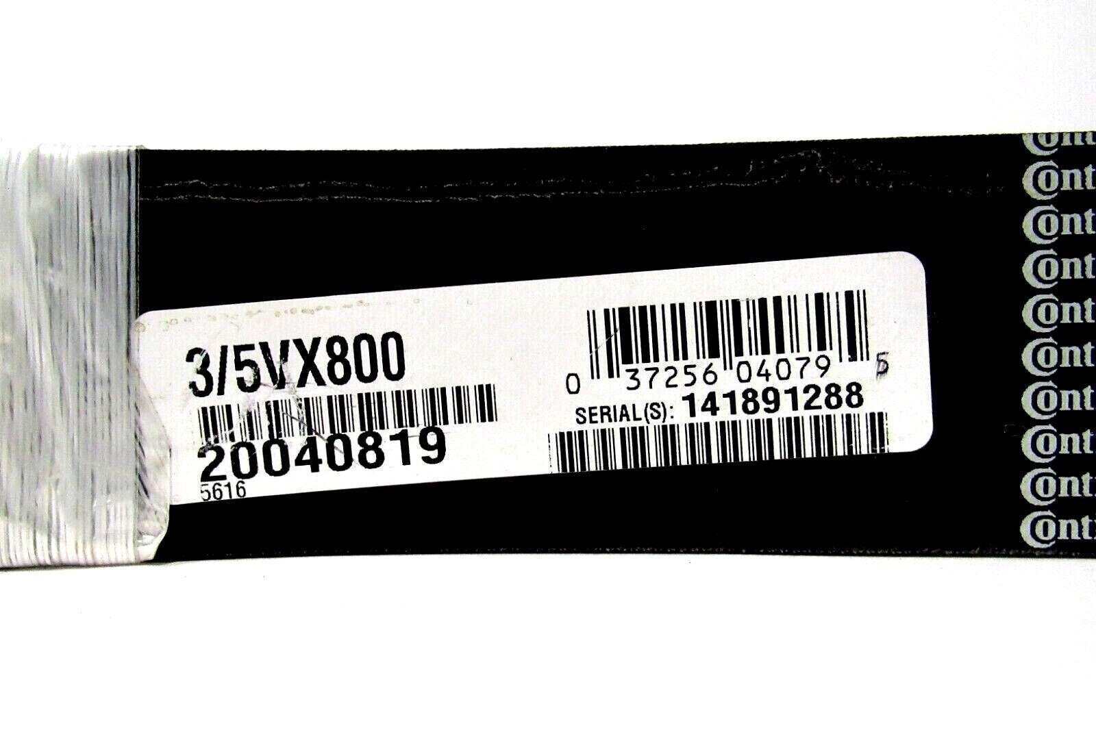 NEW CONTINENTAL 3/ 5VX800 HY-T WEDGE TORQUE TEAM BELT - SB Industrial ...