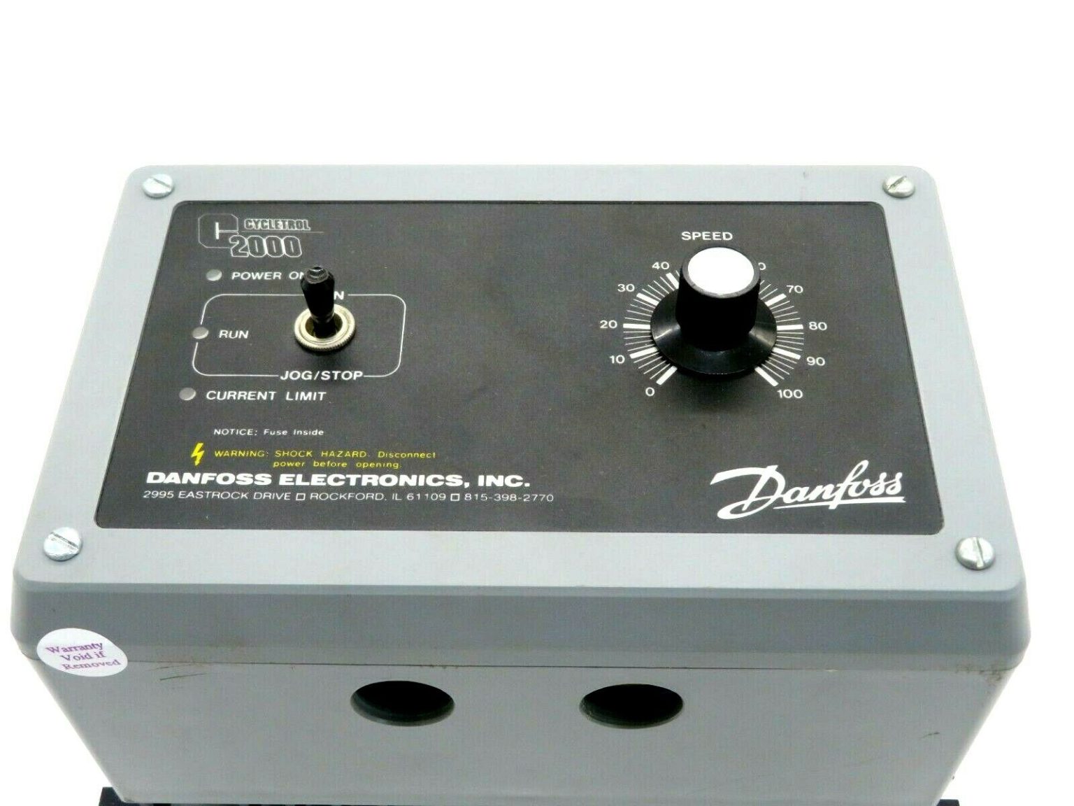 NEW DANFOSS CYCLETROL2000 MOTOR DRIVE CONTROLLER - SB Industrial Supply ...