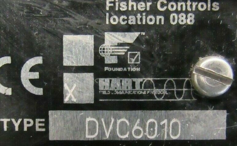 NEW FISHER SIZE 30 CONTROL VALVE DVC6010 1/2" TRAVEL 3/4" - SB ...