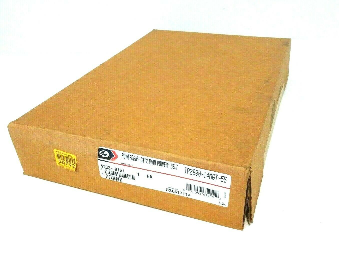 NEW GATES TP2800-14MGT-55 POWERGRIP GT 2 TWIN POWER BELT 9232-0151 ...