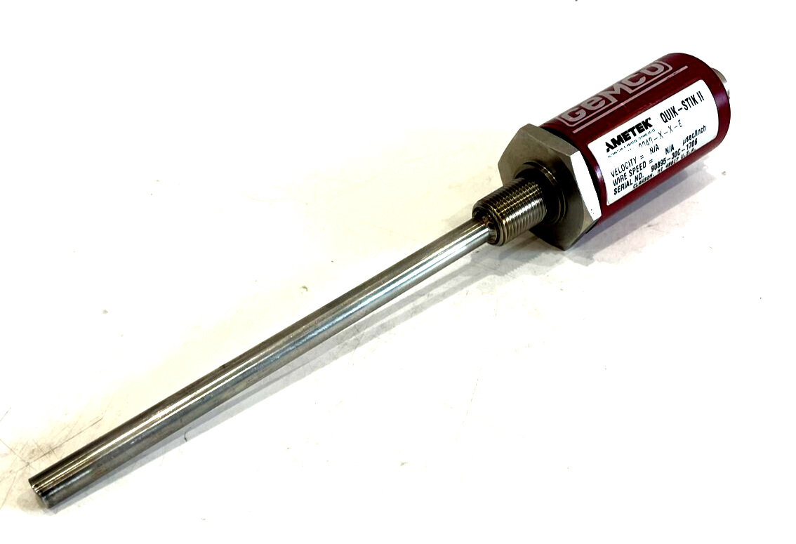 NEW GEMCO AMETEK 951A-V-0040-X-X-E QUIK-STIK TRANSDUCER 951AV0040XXE ...