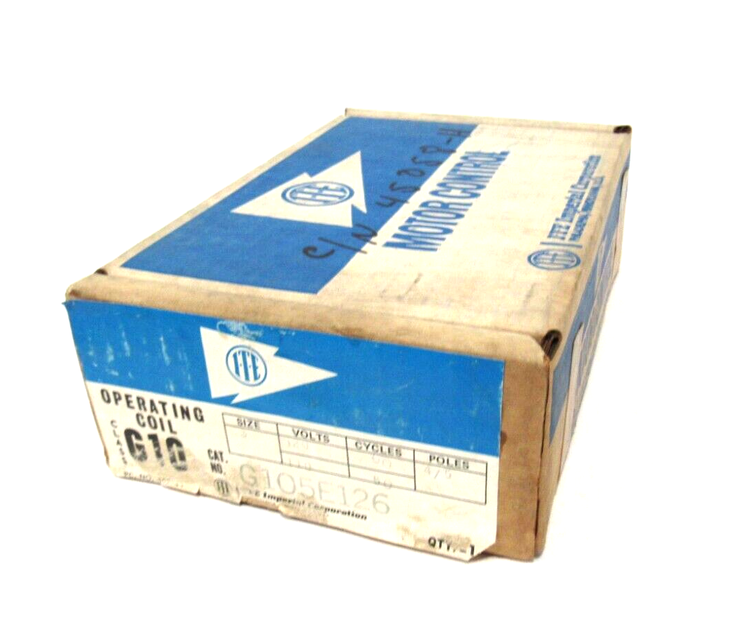 NEW ITE IMPERIAL CORP. G105E126 OPERATING COIL - SB Industrial Supply, Inc.