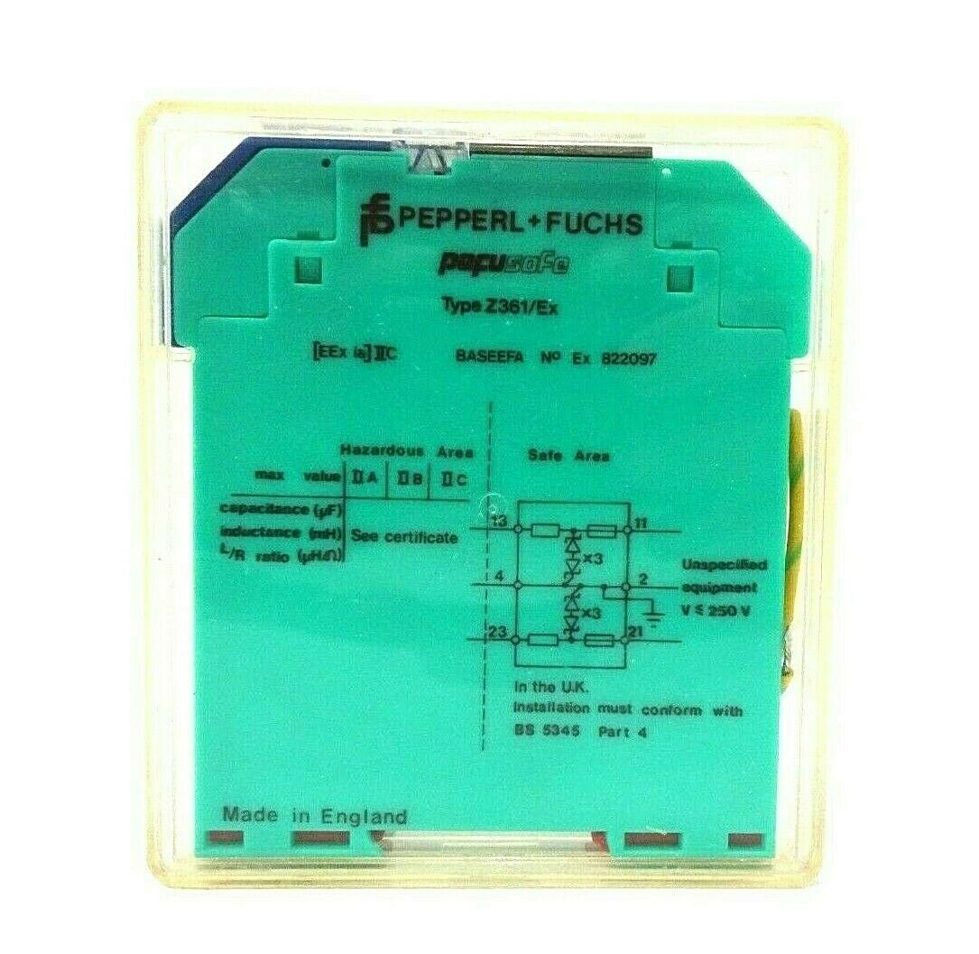 NEW PEPPERL & FUCHS Z361 / EX BARRIER DEVICE Z361EX - SB Industrial ...