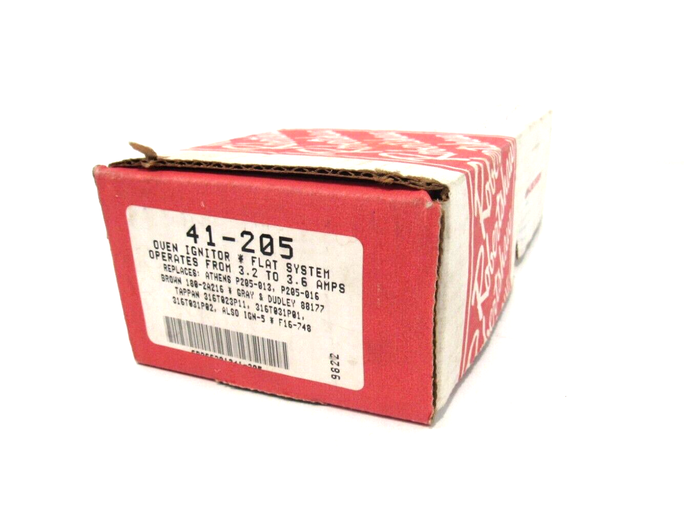 NEW ROBERTSHAW 41-205 OVEN IGNITOR 41205 - SB Industrial Supply, Inc.