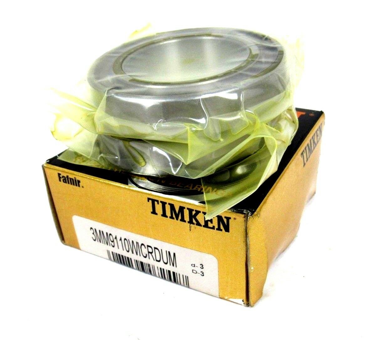 NEW TIMKEN FAFNIR 3MM9110WICRDUM SUPER PRECISION BEARING SET - SB ...