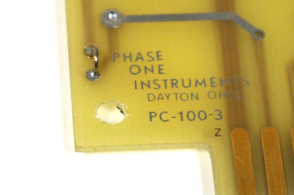PHASE ONE INSTRUMENTS PC-100-3 CIRCUIT CARD PC1003 - SB Industrial ...
