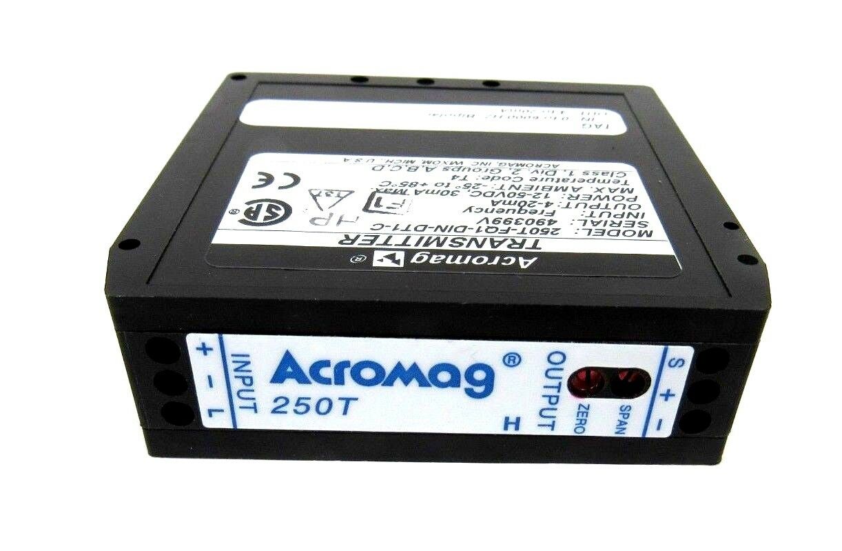 NEW ACROMAG 250T-FQ1-DIN-DT1-C TRANSMITTER 250TFQ1DINDT1C - SB ...