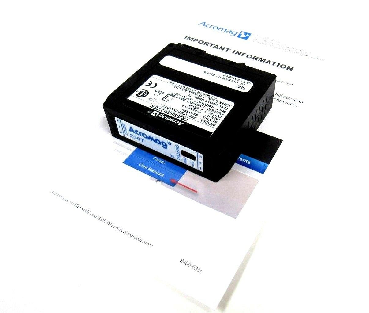 NEW ACROMAG 250T-FQ1-DIN-DT1-C TRANSMITTER 250TFQ1DINDT1C - SB ...