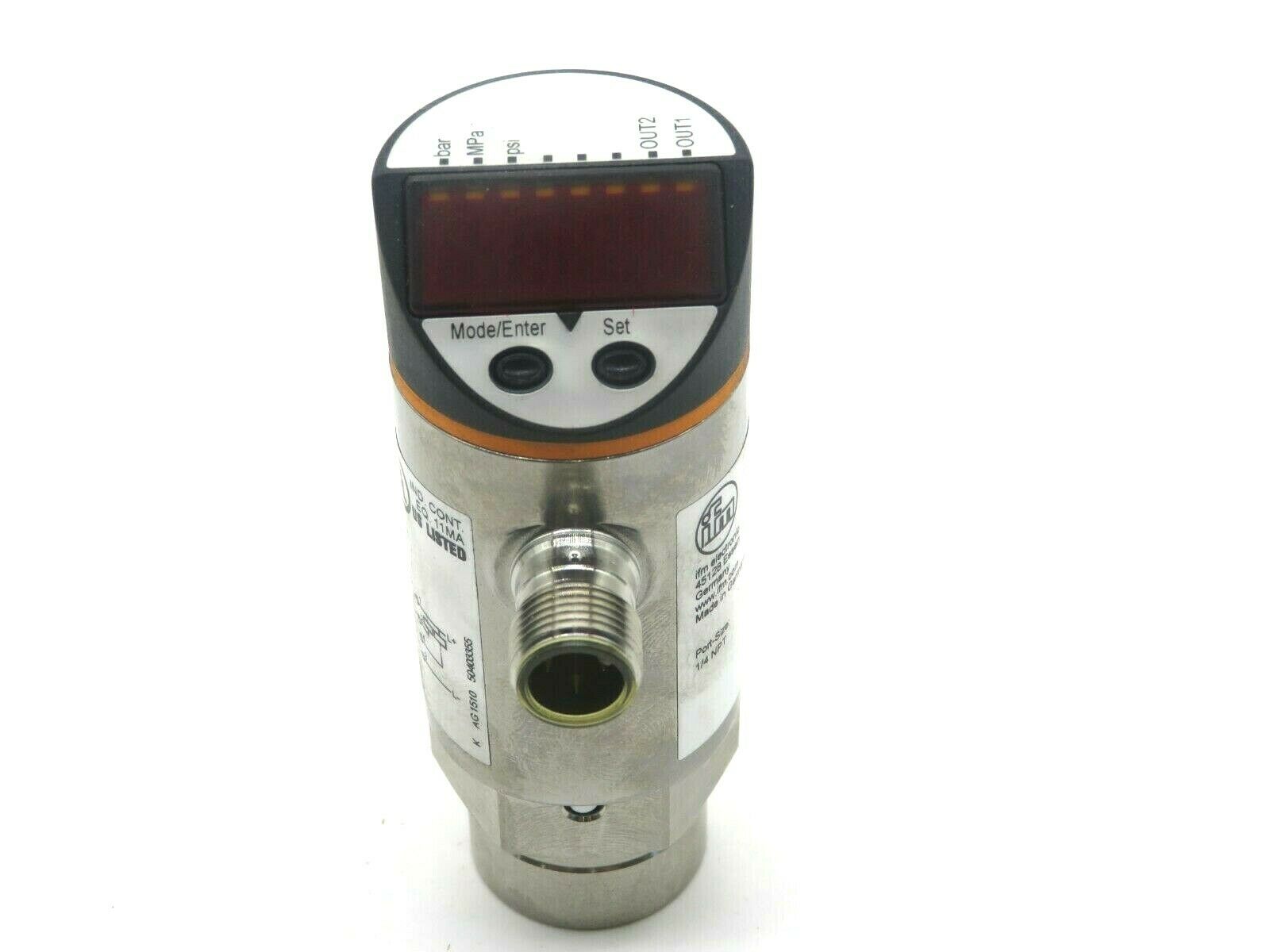 NEW EFECTOR PN7204 PRESSURE SENSOR PN-010-RBN14-QFRKG/US - SB ...