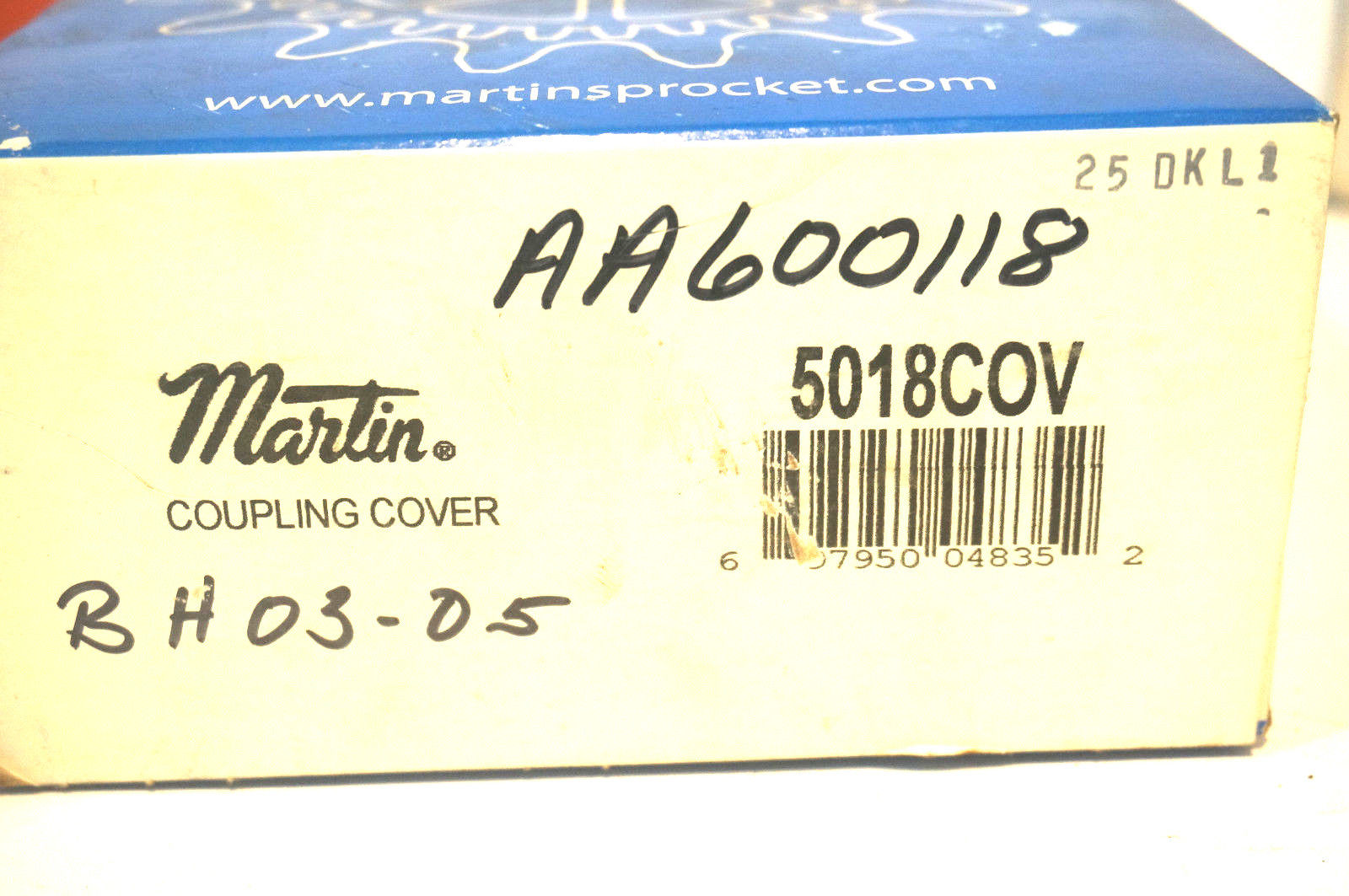 NEW MARTIN 5018COV COUPLING COVER - SB Industrial Supply, Inc.