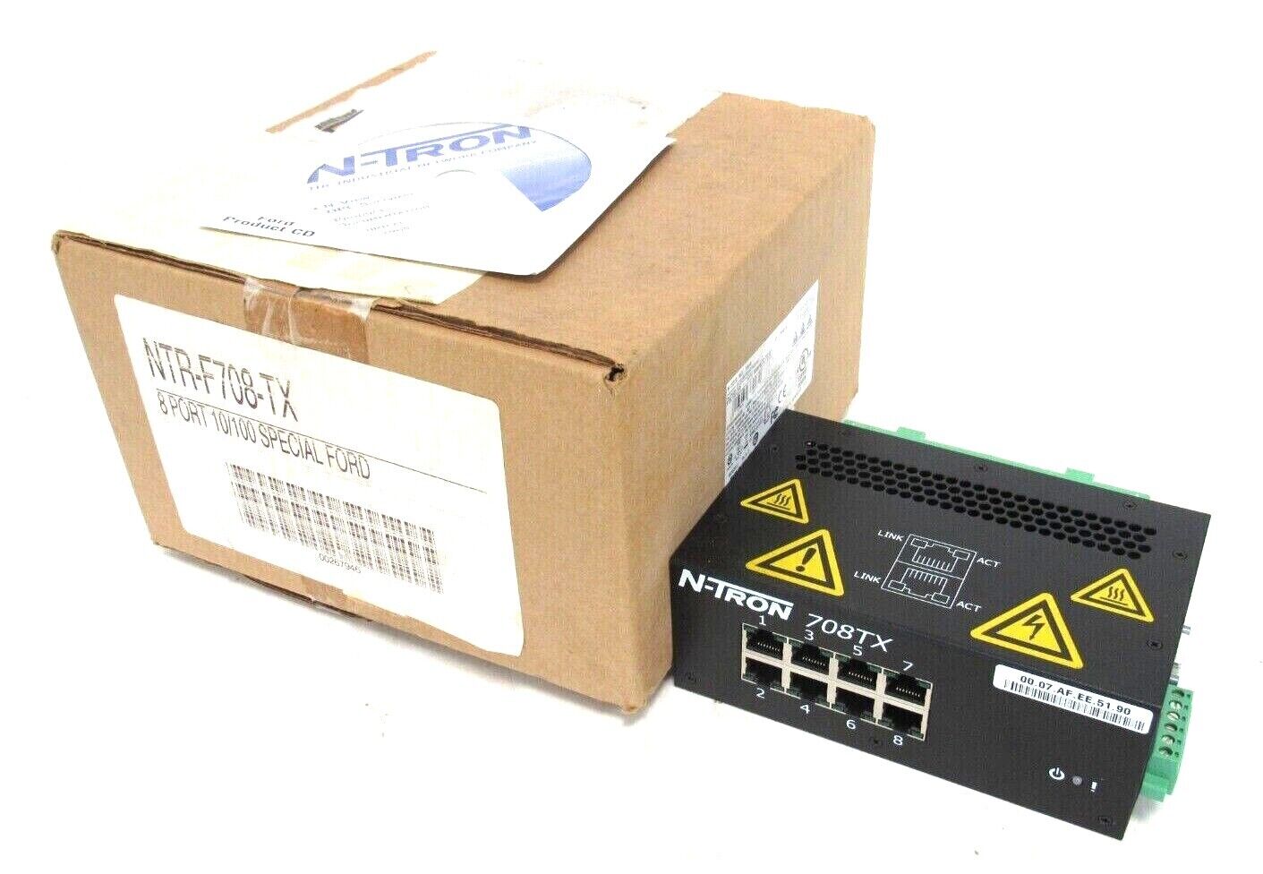 NEW N-TRON F-708TX ETHERNET SWITCH 708TX F708TX - SB Industrial Supply ...