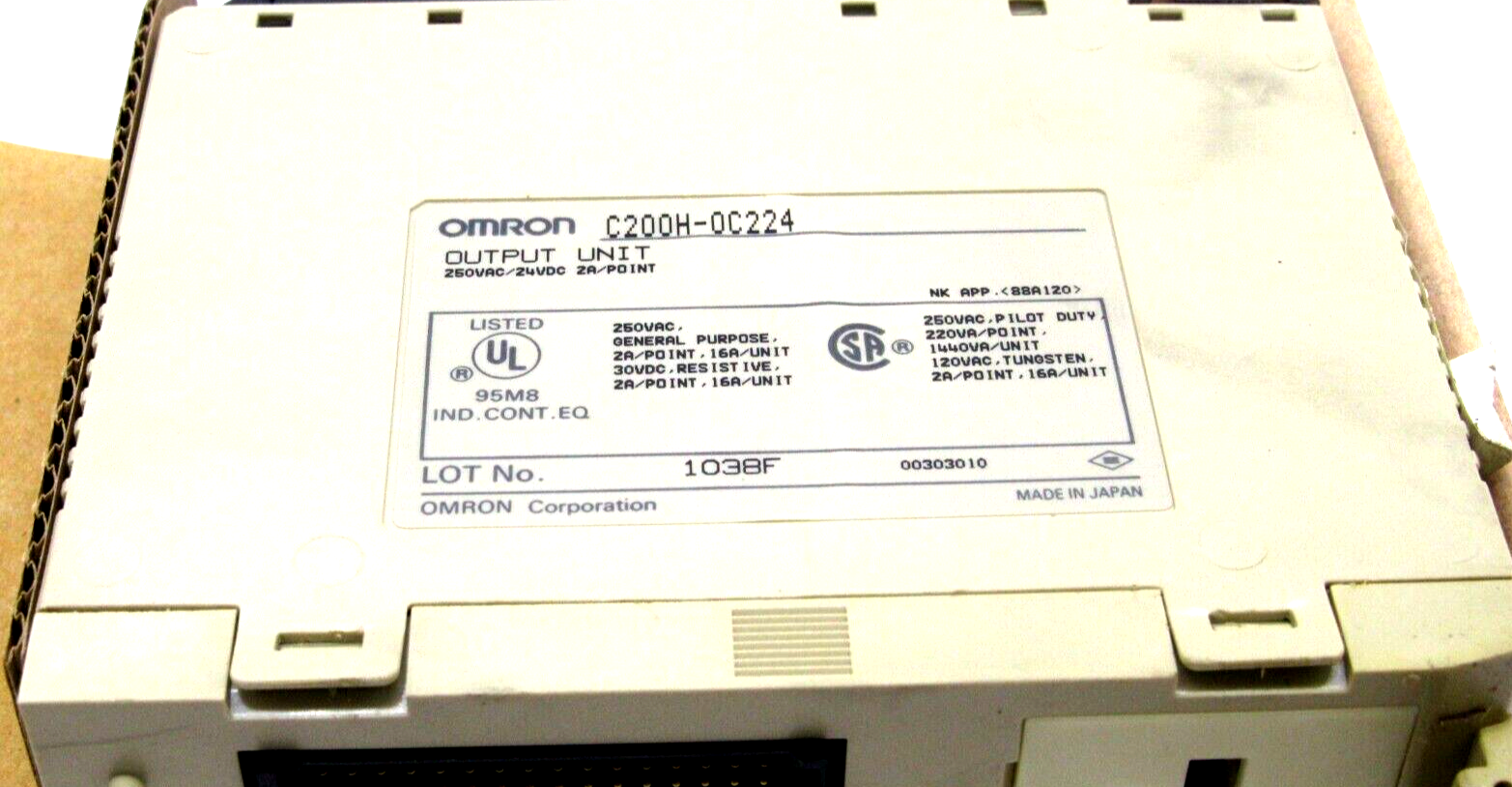 NEW OMRON C200H-OC224 OUTPUT MODULE C200HOC224 - SB Industrial Supply, Inc.
