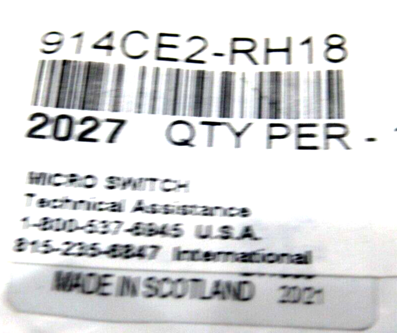 NEW RITE-HITE 914CE2-RH18 LIMIT SWITCH 914CE2RH18 - SB Industrial ...