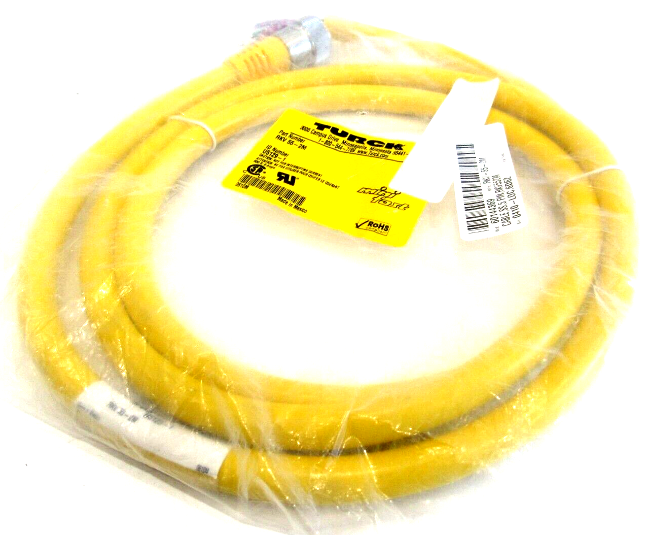 NEW TURCK RKV 55-2M CABLE U5129-1 RKV552M - SB Industrial Supply, Inc.
