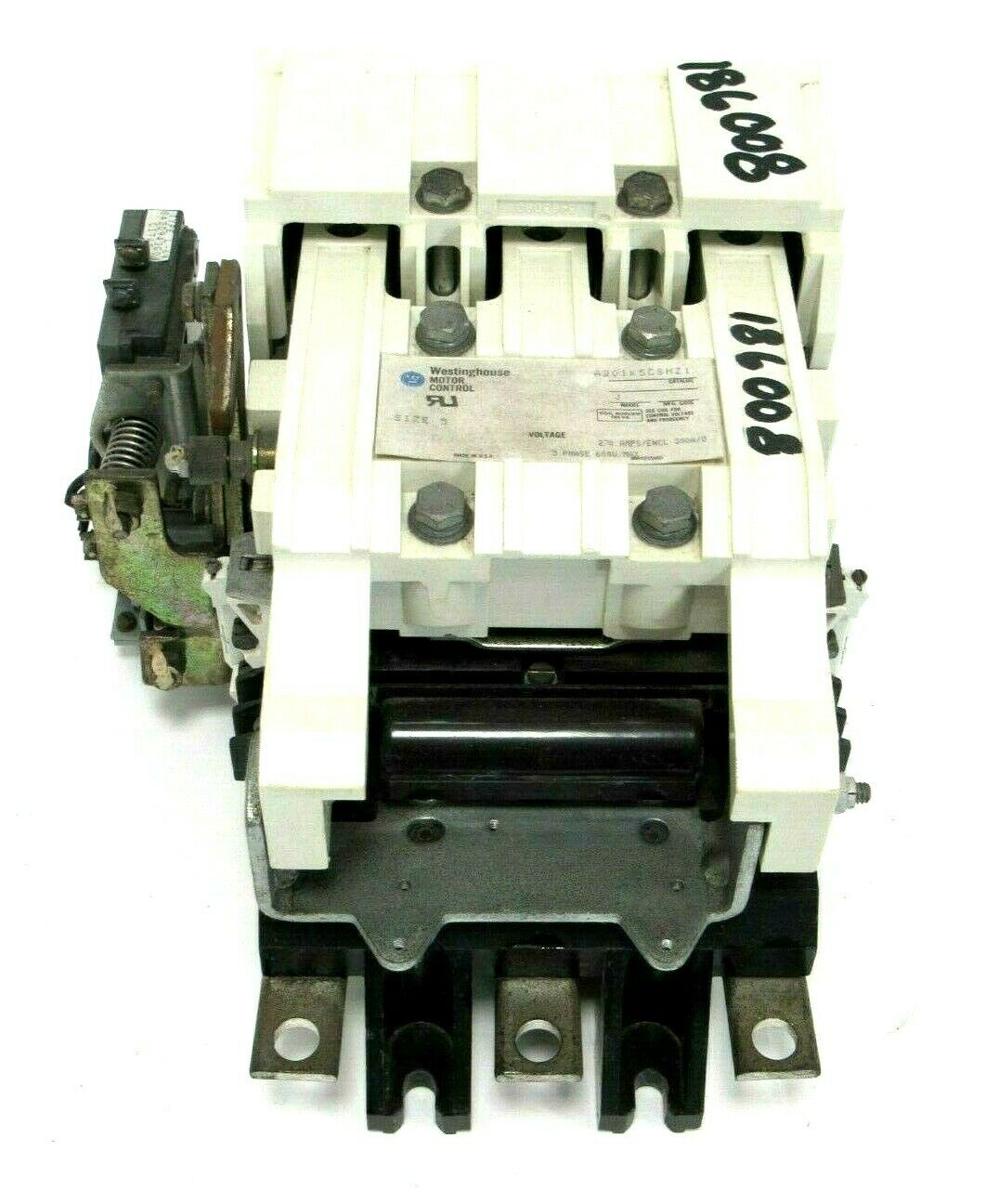 NEW WESTINGHOUSE A201K5CSMZ1 CONTACTOR SIZE 5 MODEL J - SB Industrial ...