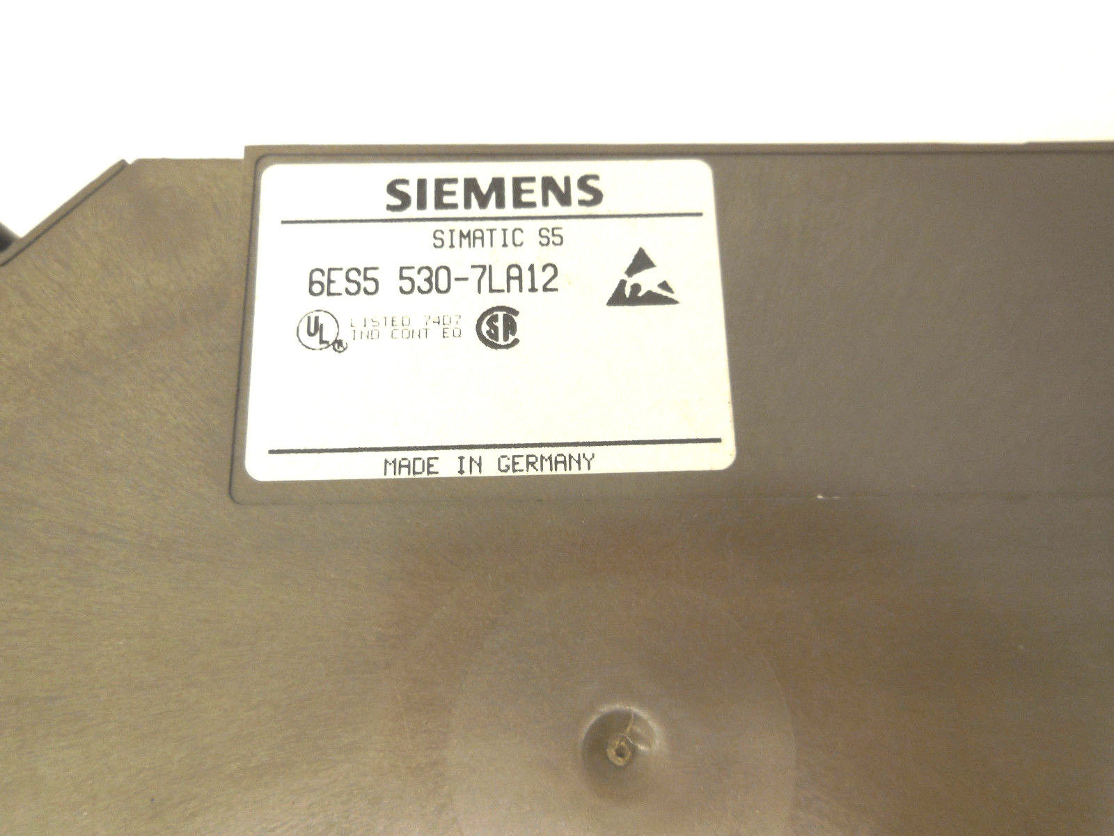 USED SIEMENS 6ES5-530-7LA12 PROCESSOR MODULE 6ES55307LA12 - SB ...