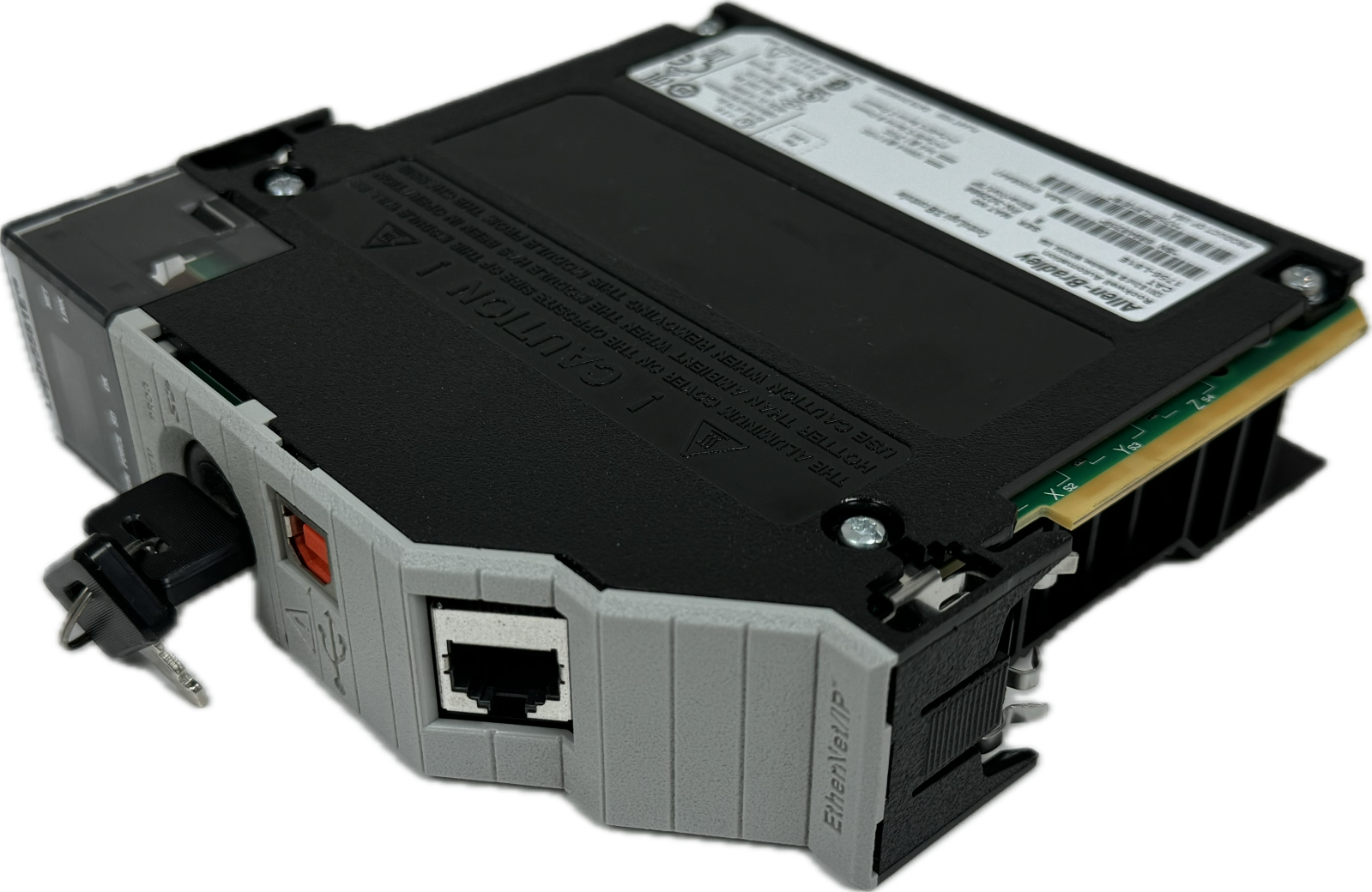 USED ALLEN BRADLEY 1756-L81E CONTROLLOGIX 3MB CPU MODULE 5580 SER. B ...