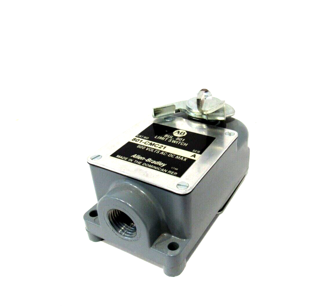 ALLEN BRADLEY 801-CMC21 LIMIT SWITCH SER.A 801CMC21 NEW SURPLUS - SB ...