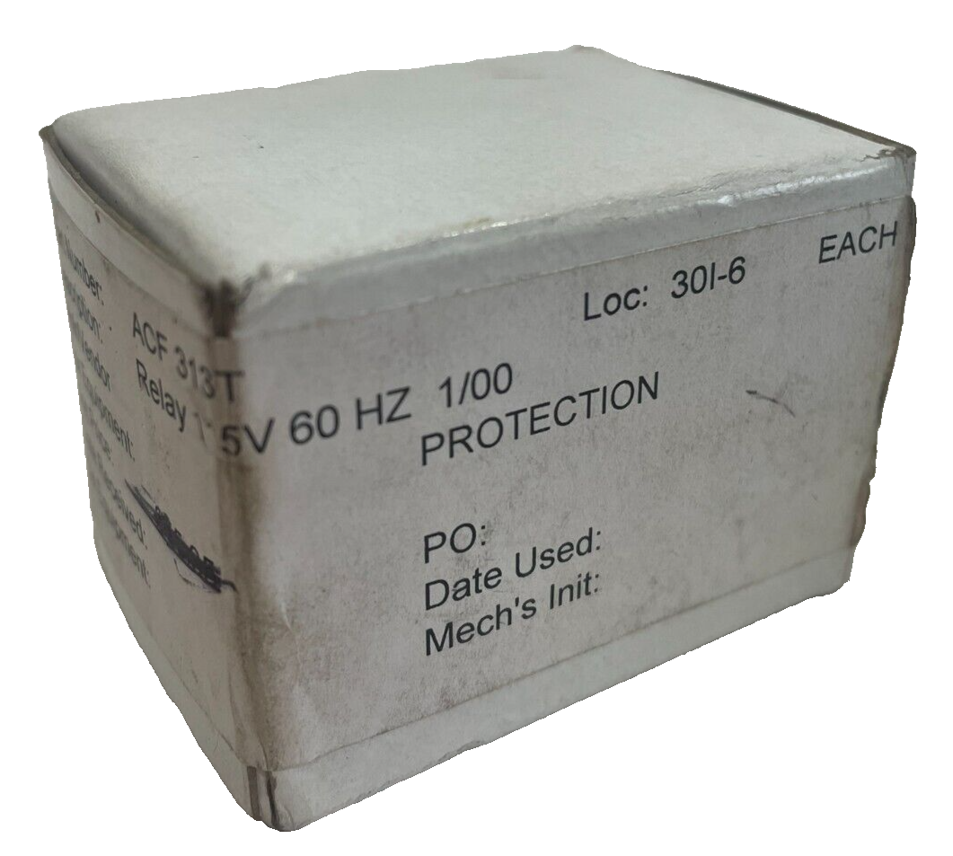 NEW ACF 313T RELAY 115V 60HZ 30I6 - SB Industrial Supply, Inc.