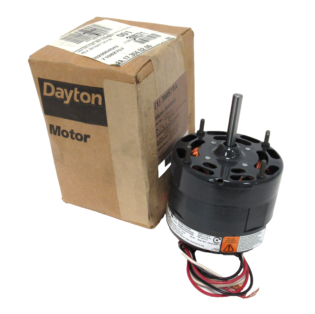 NEW DAYTON 3M571A BLOWER MOTOR 1550 RPM 115V - SB Industrial Supply, Inc.