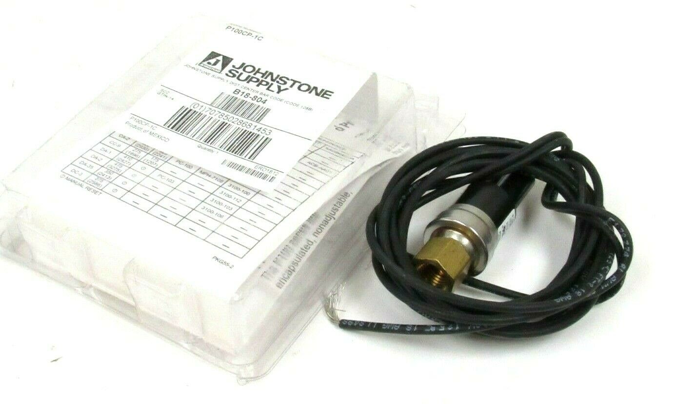 NEW JOHNSON CONTROLS B18-804 P100CP-1C PRESSURE CONTROL SWITCH B18804 ...