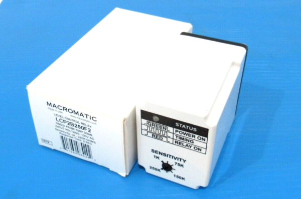 NEW MACROMATIC LCP2B250F2 LEVEL CONTROL RELAY - SB Industrial Supply, Inc.