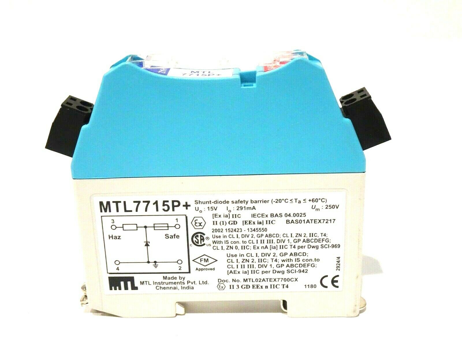 NEW MEASUREMENT TECHNOLOGY LTD MTL7715P+ SAFETY BARRIER - SB Industrial ...
