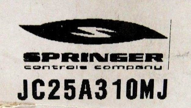 NEW SPRINGER CONTROLS JC25A310M CONTACTOR JC25A310MJ - SB Industrial ...