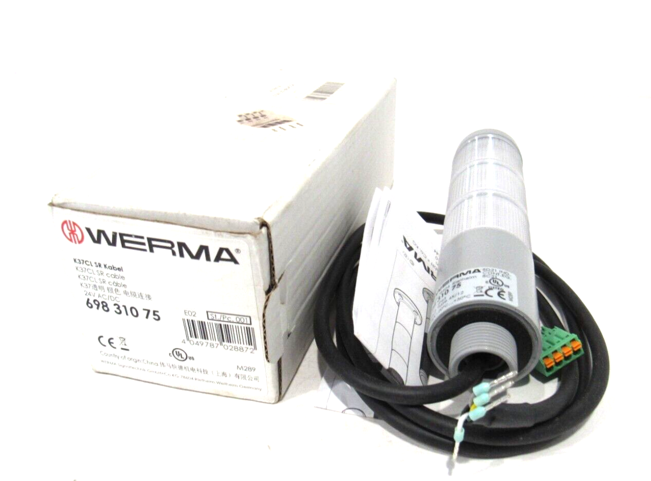 NEW WERMA 698 310 75 STACK LIGHT 69831075 - SB Industrial Supply, Inc.