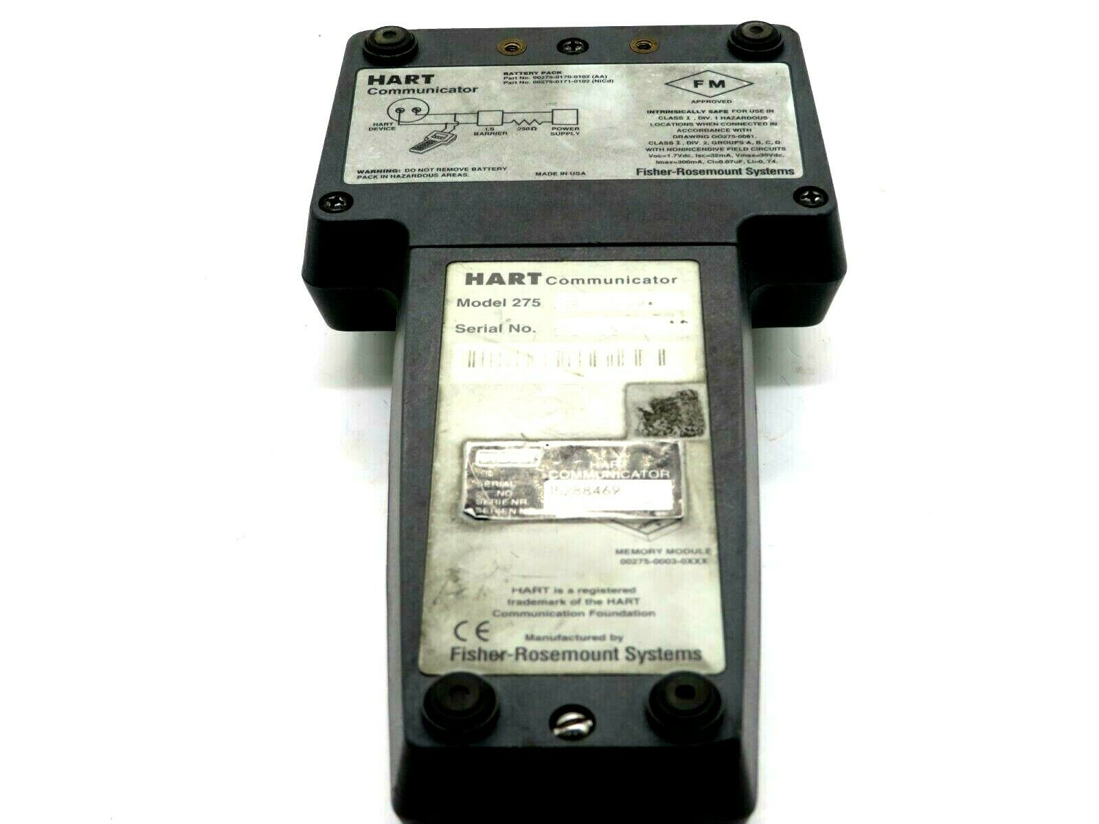USED FISHER ROSEMOUNT 275 HART COMMUNICATOR D9EI5B0000 - SB Industrial ...