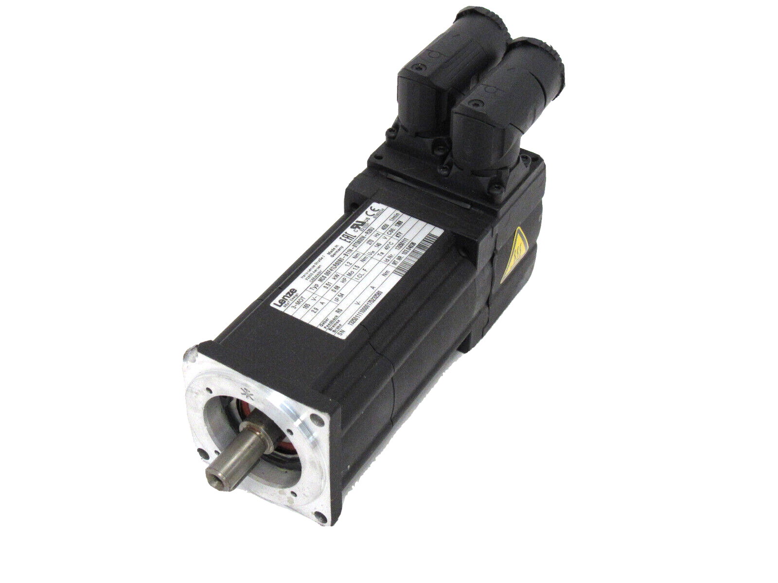 USED LENZE MCS 06F41LRS0B0-B11N-ST5S00N-R2SU SERVO MOTOR (SEE PICTURES ...