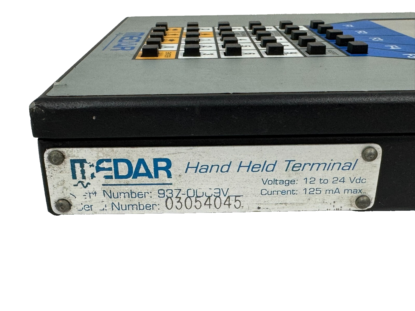 USED MEDAR 937-0009V HAND-HELD TERMINAL DEP100S - SB Industrial Supply ...