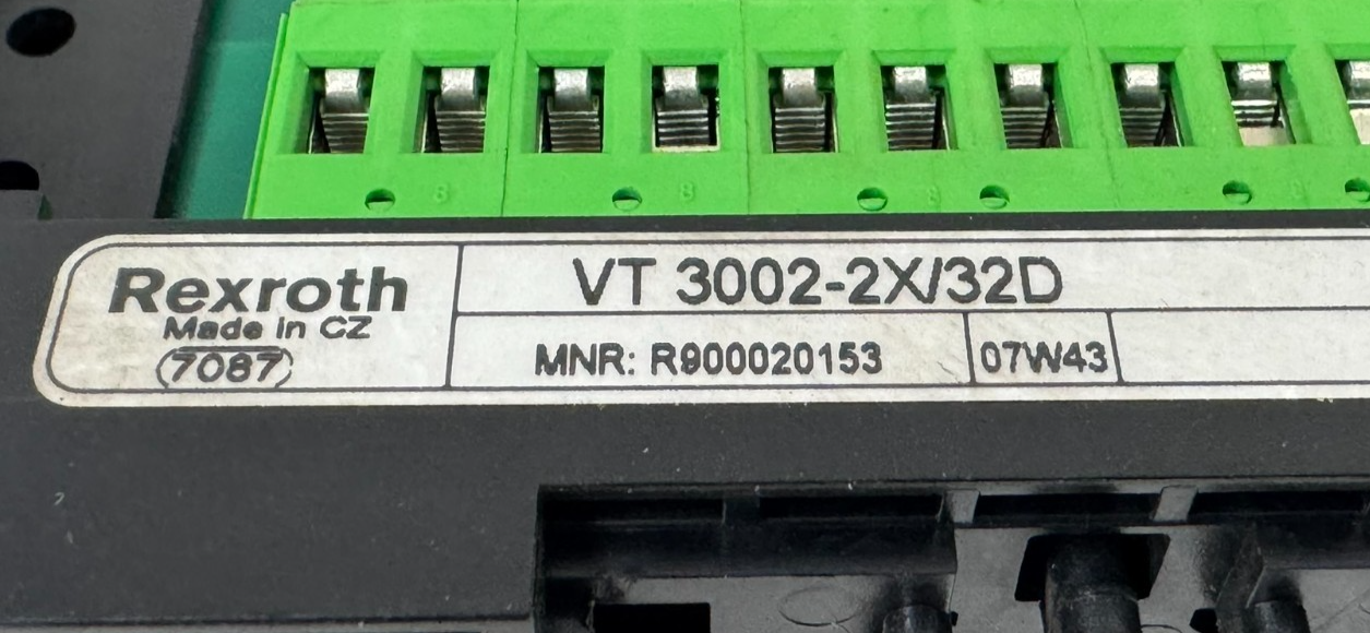USED REXROTH VT-VSPA1-1-11 AMPLIFIER CARD W/ VT-3002-2X/32D HOLDER ...
