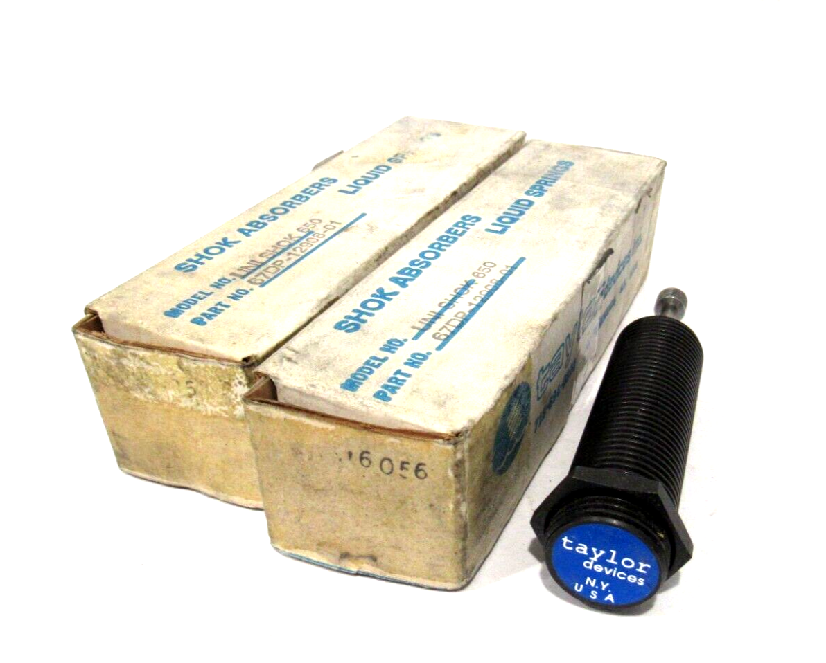 LOT OF 2 NEW TAYLOR DEVICES 67DP-12908-01 SHOCK ABSORBERS 67DP129080 ...