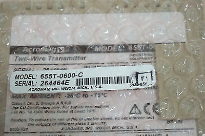 NEW ACROMAG 655T-0600C TRANSMITTER 655T0600C - SB Industrial Supply, Inc.