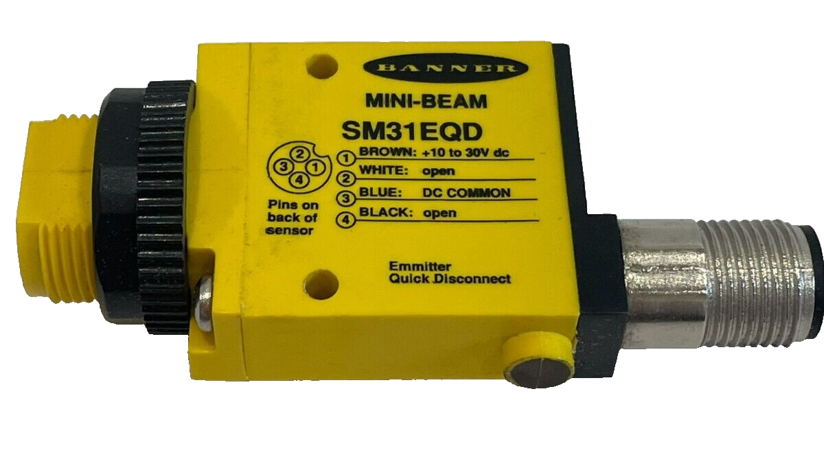 NEW BANNER ENGINEERING SM31EQD PHOTOELECTRIC EMITTER 26835 - SB ...