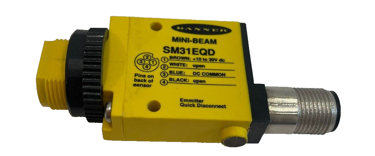 NEW BANNER ENGINEERING SM31EQD PHOTOELECTRIC EMITTER 26835 - SB ...