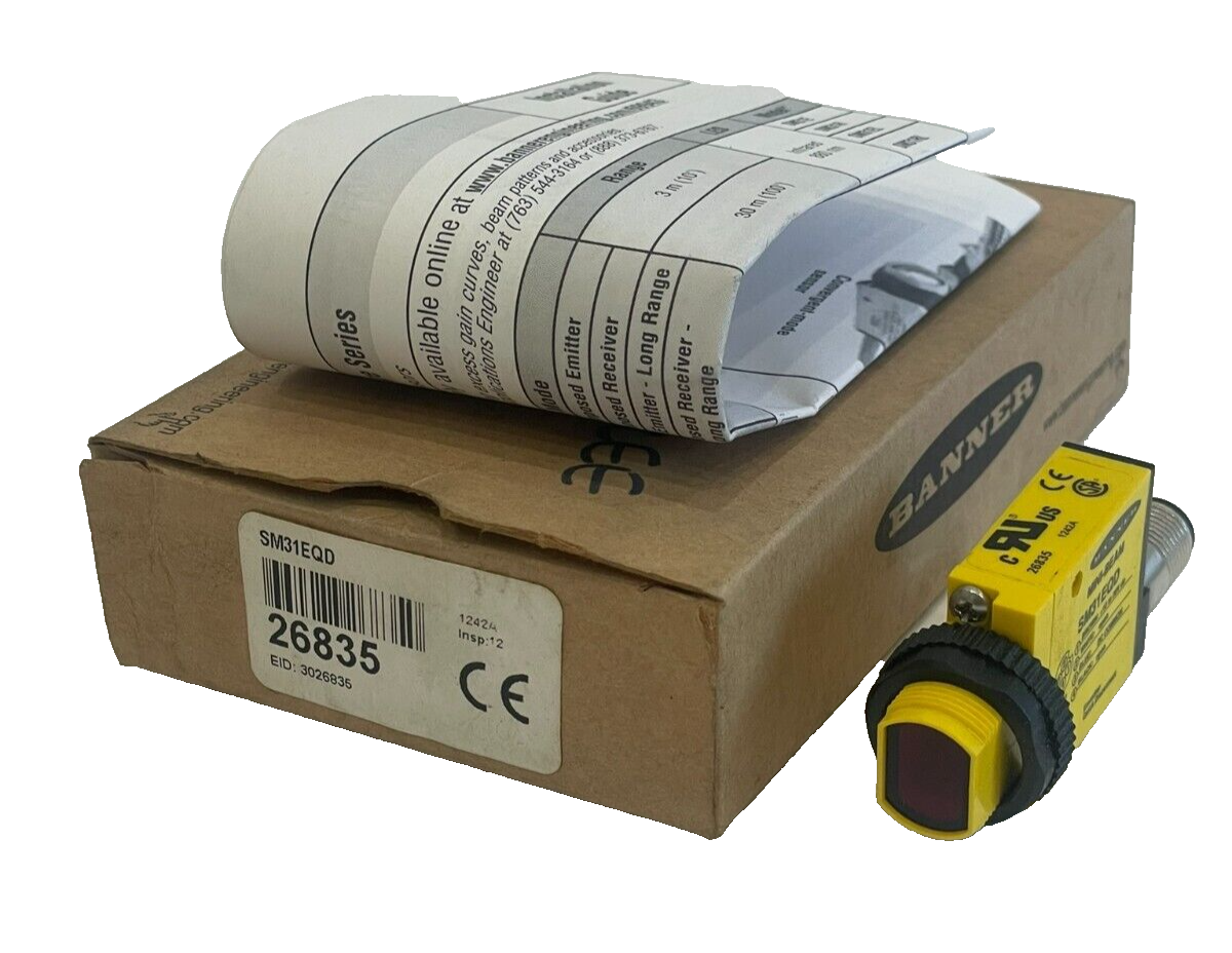 NEW BANNER ENGINEERING SM31EQD PHOTOELECTRIC EMITTER 26835 - SB ...
