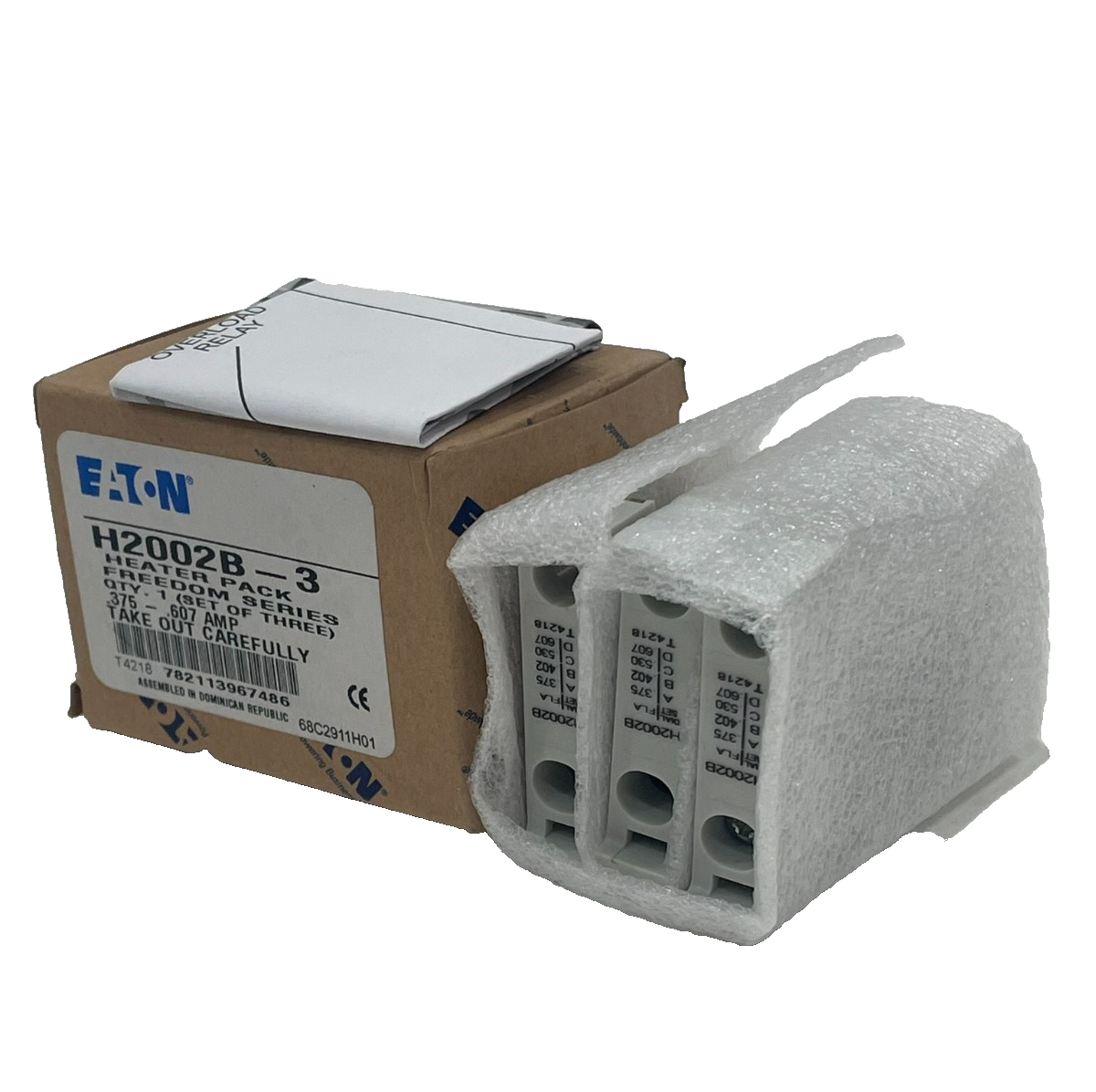 NEW CUTLER HAMMER/EATON H2002B-3 HEATER PACK H2002B 3 - SB Industrial ...