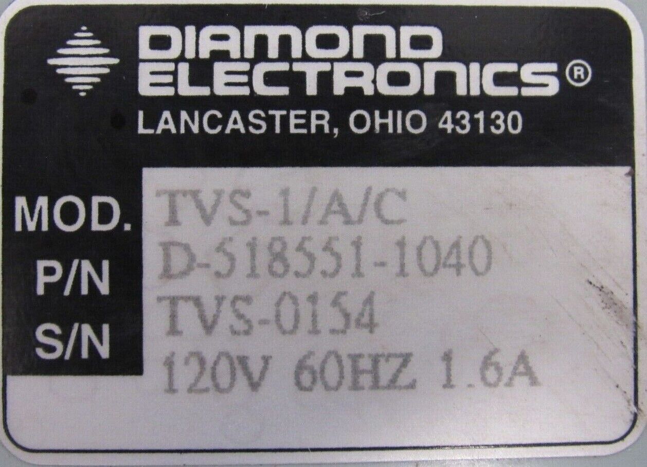 NEW DIAMOND ELECTRONICS D-518551-1040 MICRO-HEAD COLOR CAMERA CONTROL ...