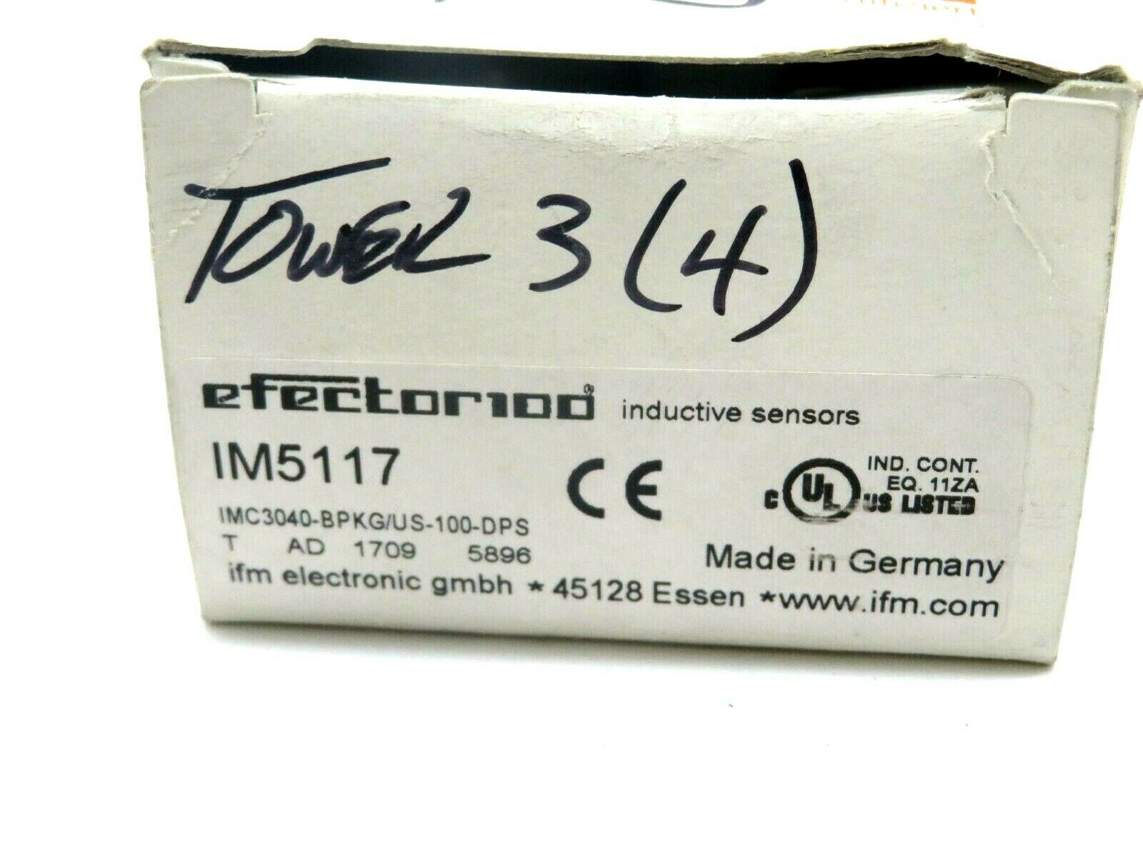 NEW EFECTOR IM5117 INDUCTIVE SENSOR - SB Industrial Supply, Inc.