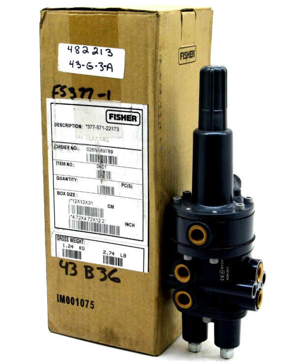 NEW FISHER EMERSON 377-571-22173 TRIP VALVE 37757122173 - SB Industrial ...