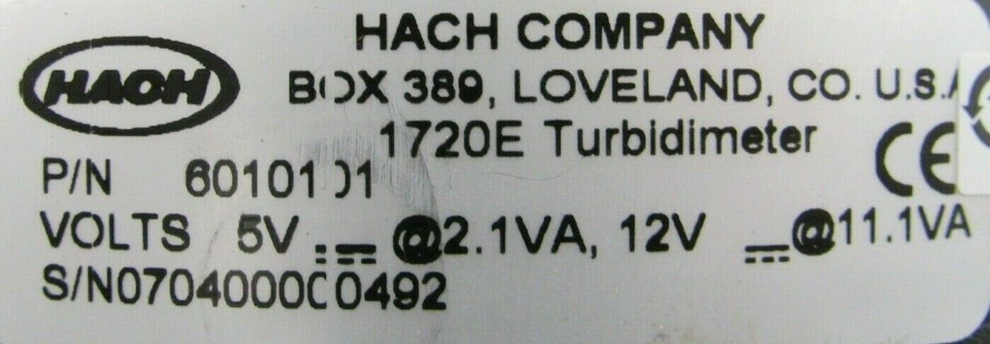 NEW HACH 6010101 TURBIDIMETER 1720E - SB Industrial Supply, Inc.